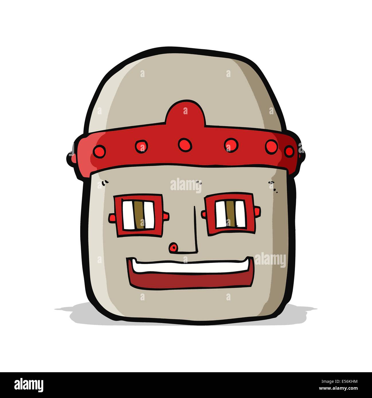 cartoon robot head Stock Vector Image & Art - Alamy