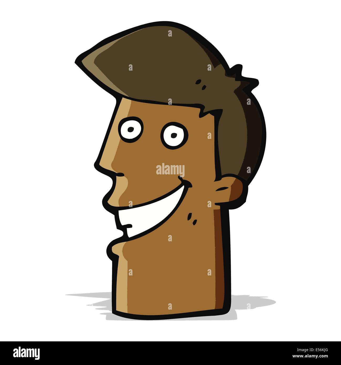 cartoon grinning man Stock Vector Image & Art - Alamy