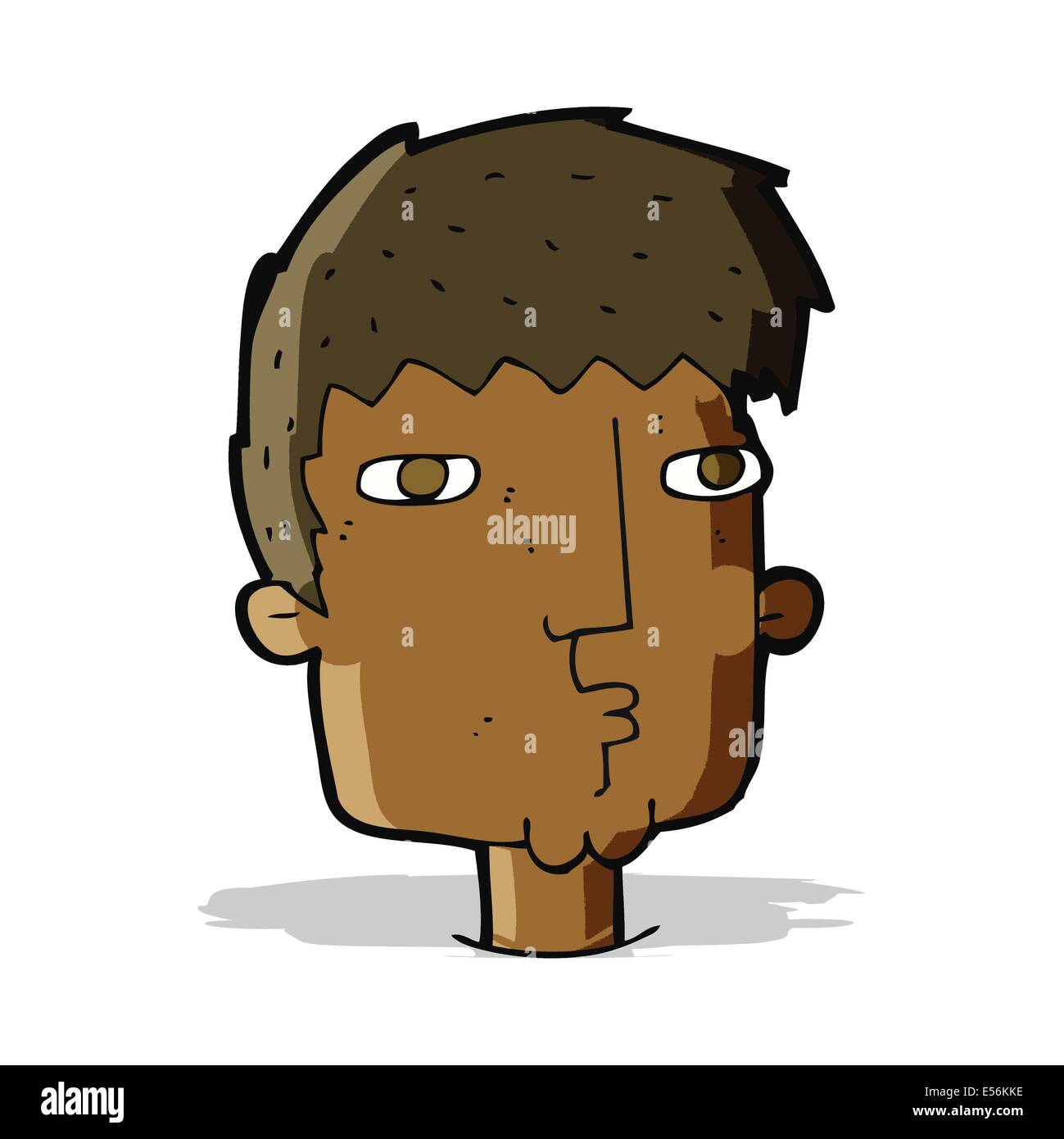 cartoon curious man Stock Vector Image & Art - Alamy