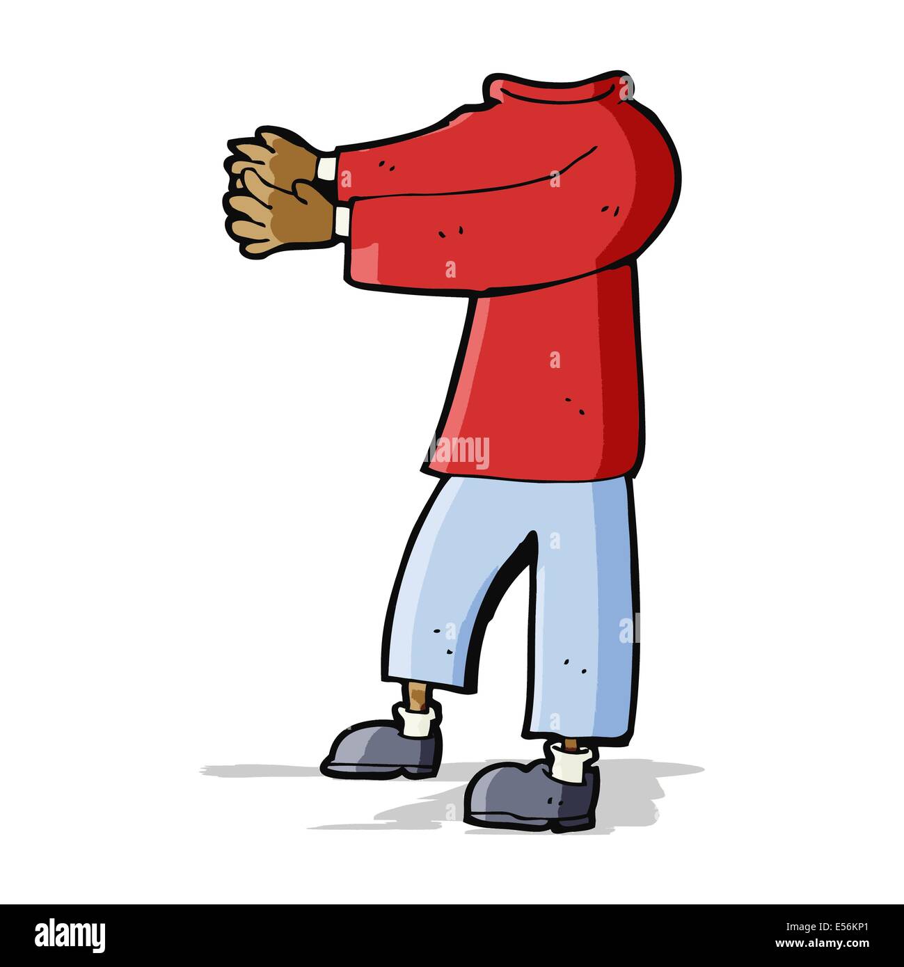 Cartoon headless body hi-res stock photography and images - Alamy