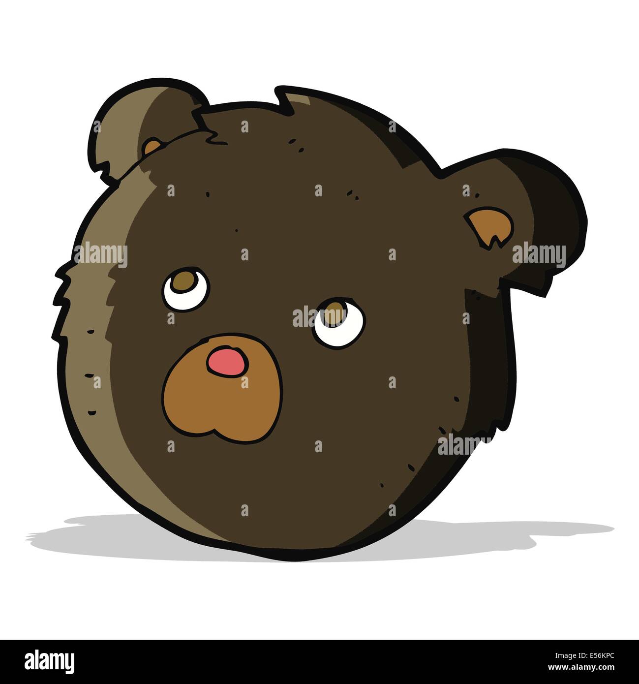 cartoon black bear face Stock Vector Image & Art - Alamy