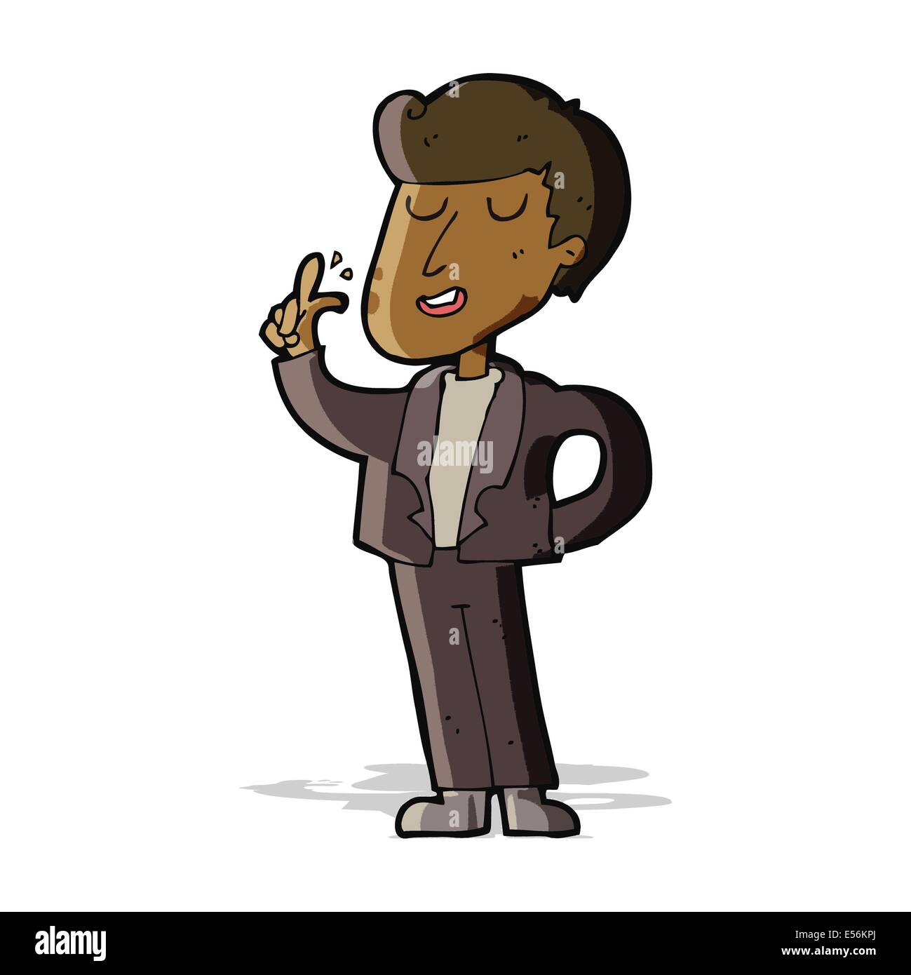 cartoon cool guy snapping fingers Stock Vector Image & Art - Alamy