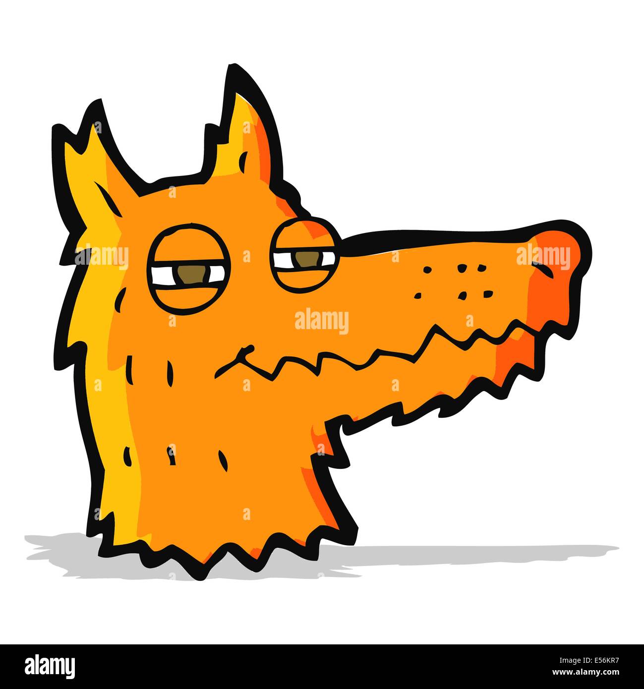 cartoon smug fox face Stock Vector Image & Art - Alamy