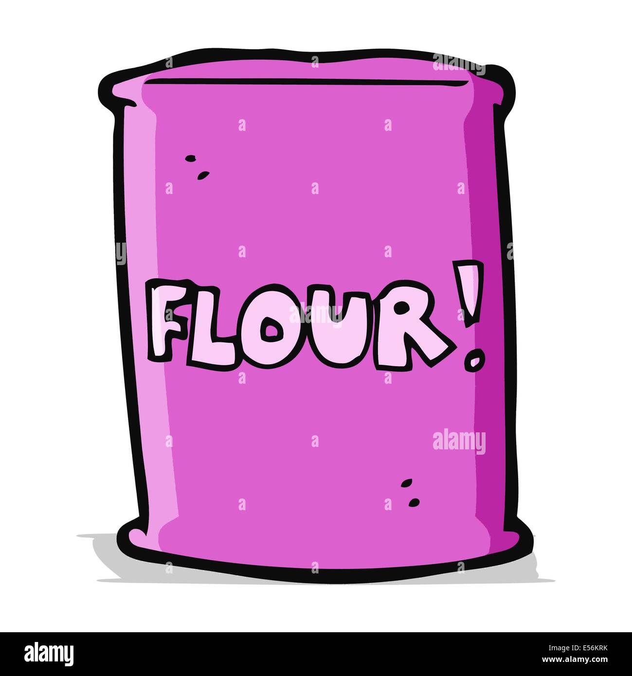 Flour bag cartoon character vector hi-res stock photography and images ...