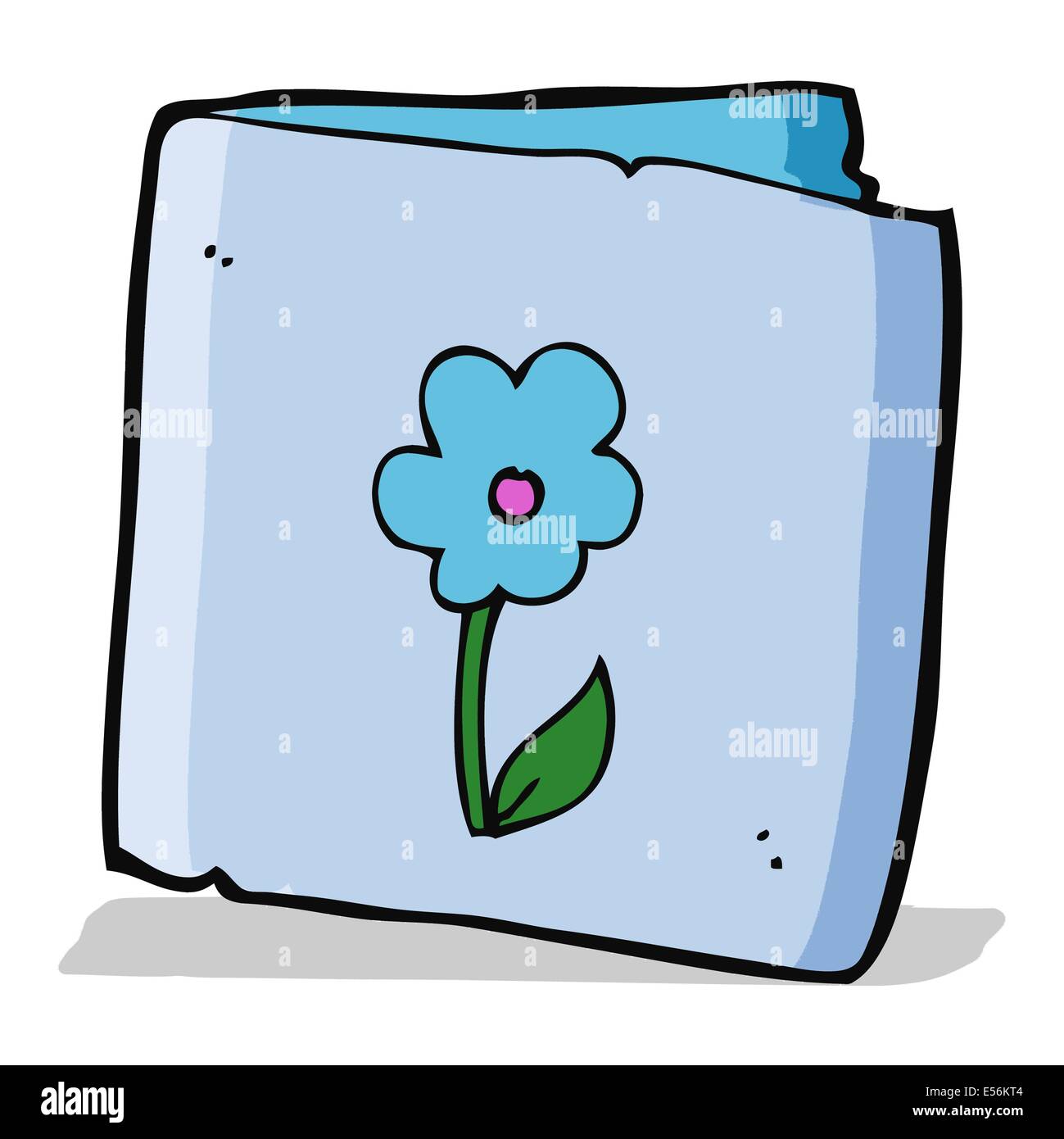 cartoon flower greeting card Stock Vector Image & Art - Alamy