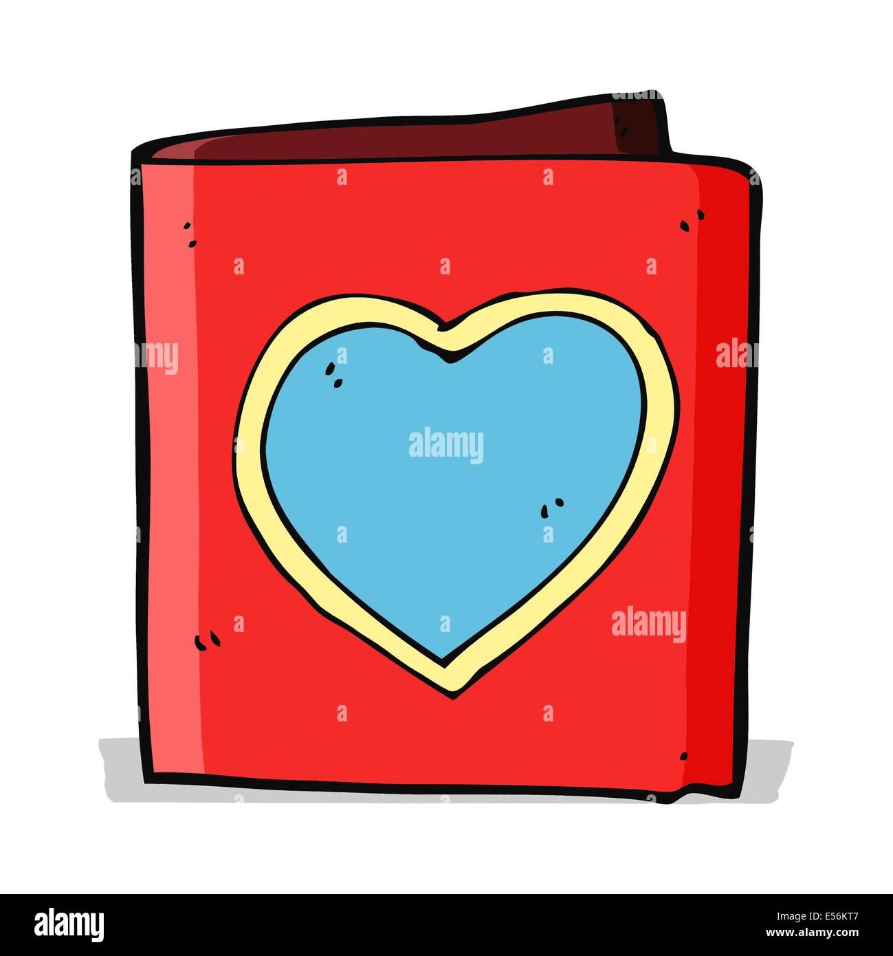 cartoon love heart card Stock Vector Image & Art - Alamy