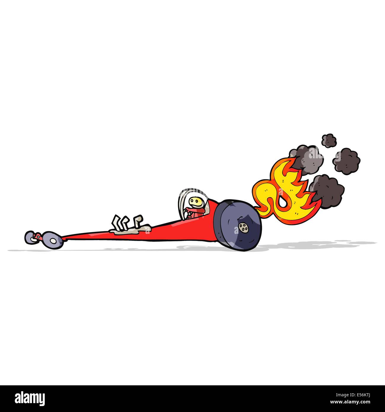 cartoon drag racer Stock Vector Image & Art - Alamy