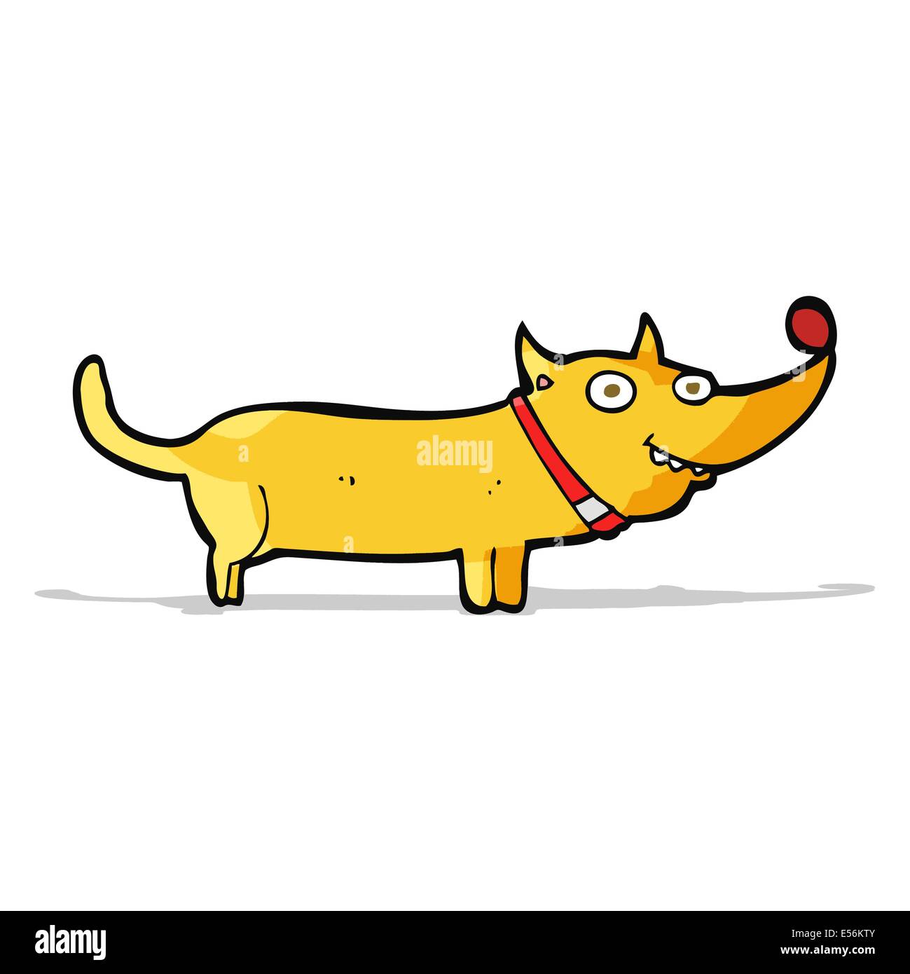 cartoon happy dog Stock Vector Image & Art - Alamy