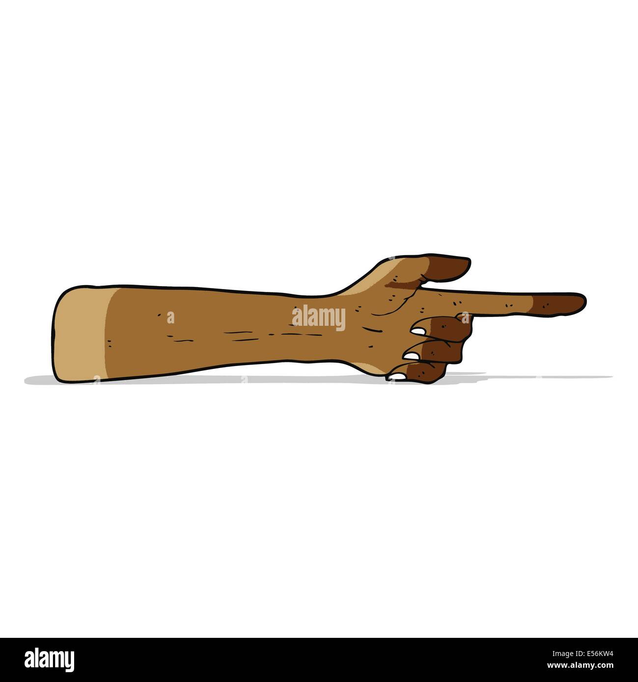 pointing hand cartoon Stock Vector Image & Art - Alamy