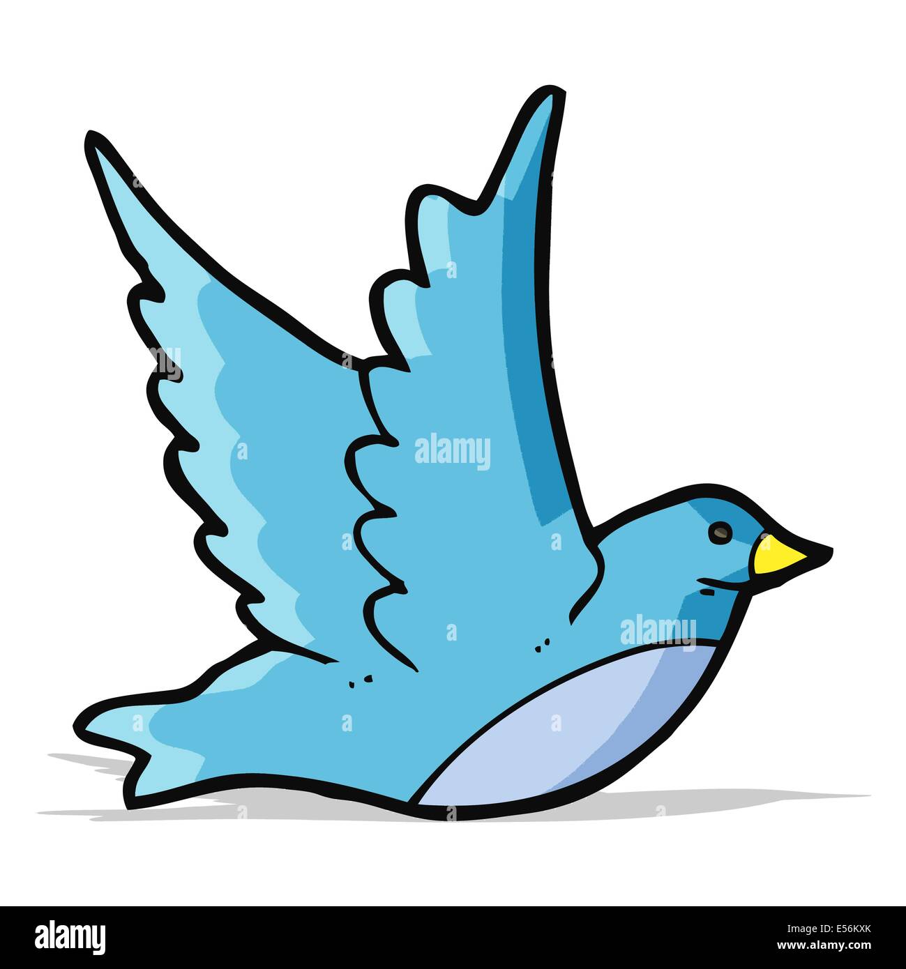 cartoon flying bird Stock Vector Image & Art - Alamy