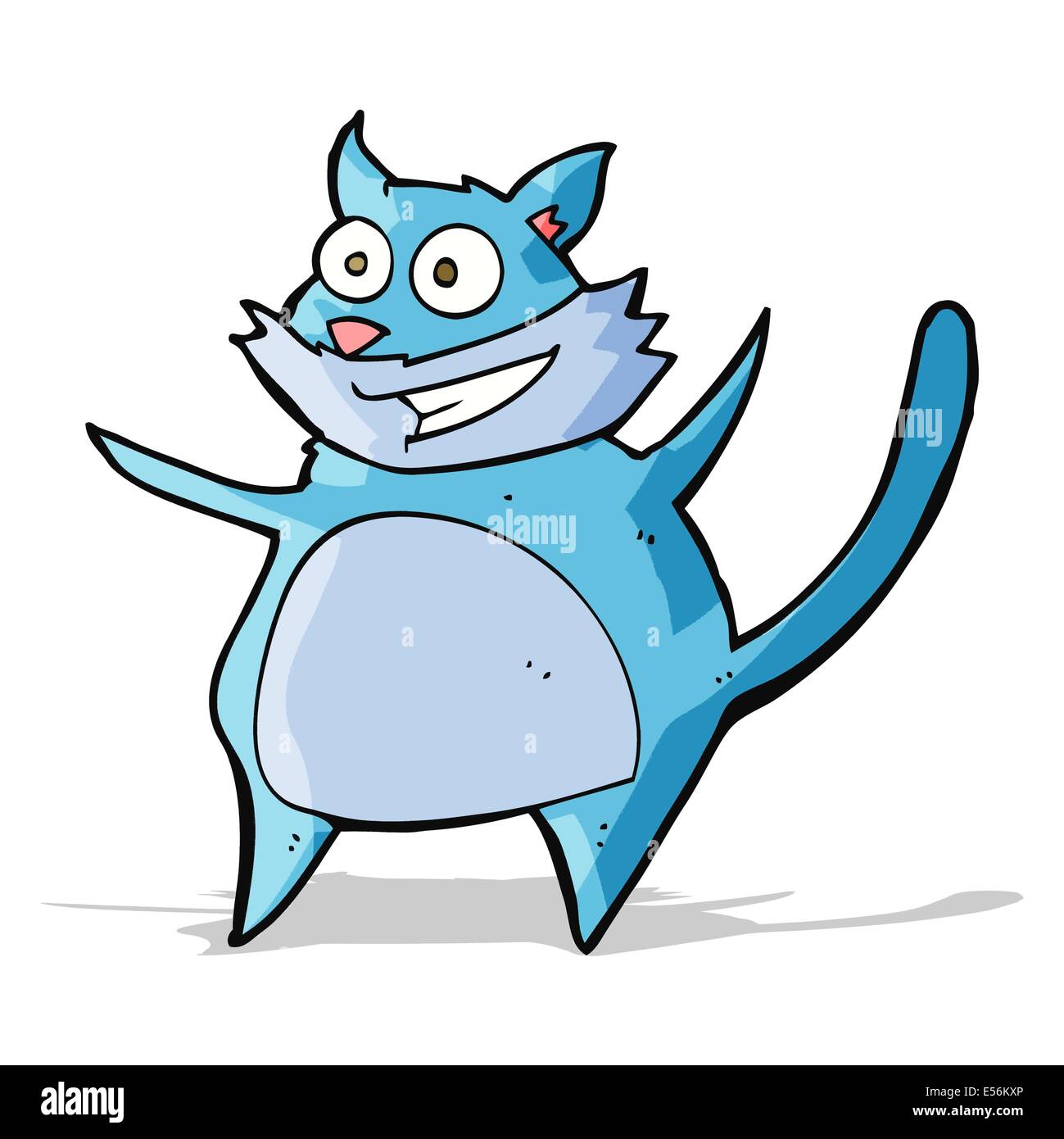 funny cartoon cat Stock Vector Image & Art - Alamy
