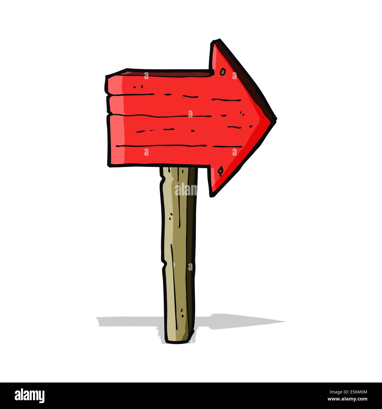 cartoon sign post Stock Vector Image & Art - Alamy