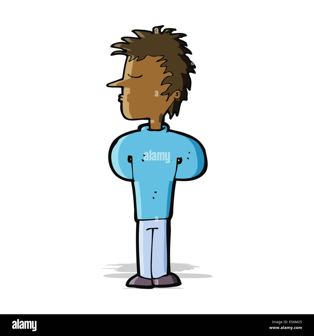 Cartoon man ignoring hi-res stock photography and images - Alamy