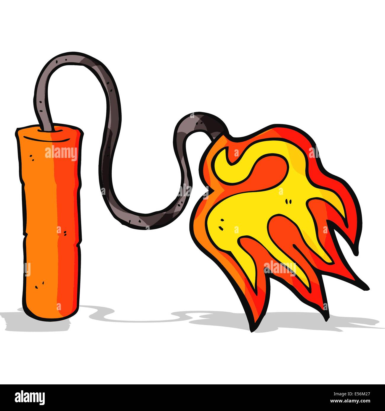 cartoon dynamite burning Stock Vector Image & Art - Alamy