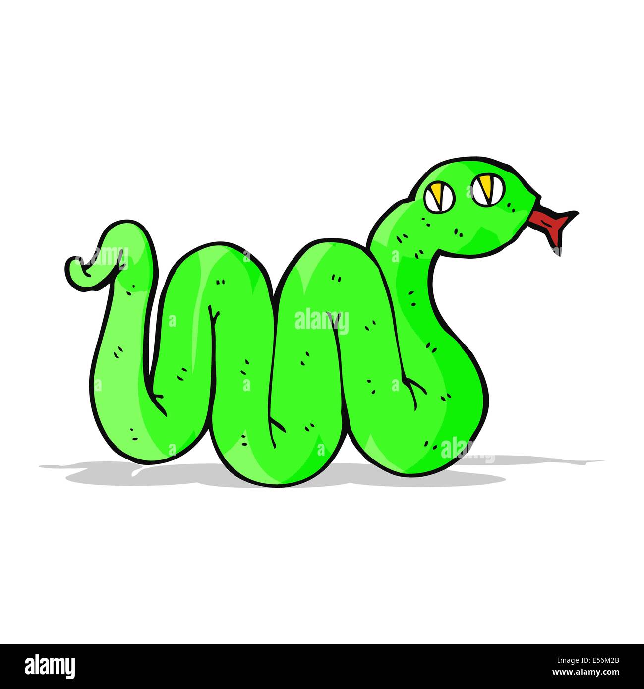 funny cartoon snake Stock Vector Image & Art - Alamy