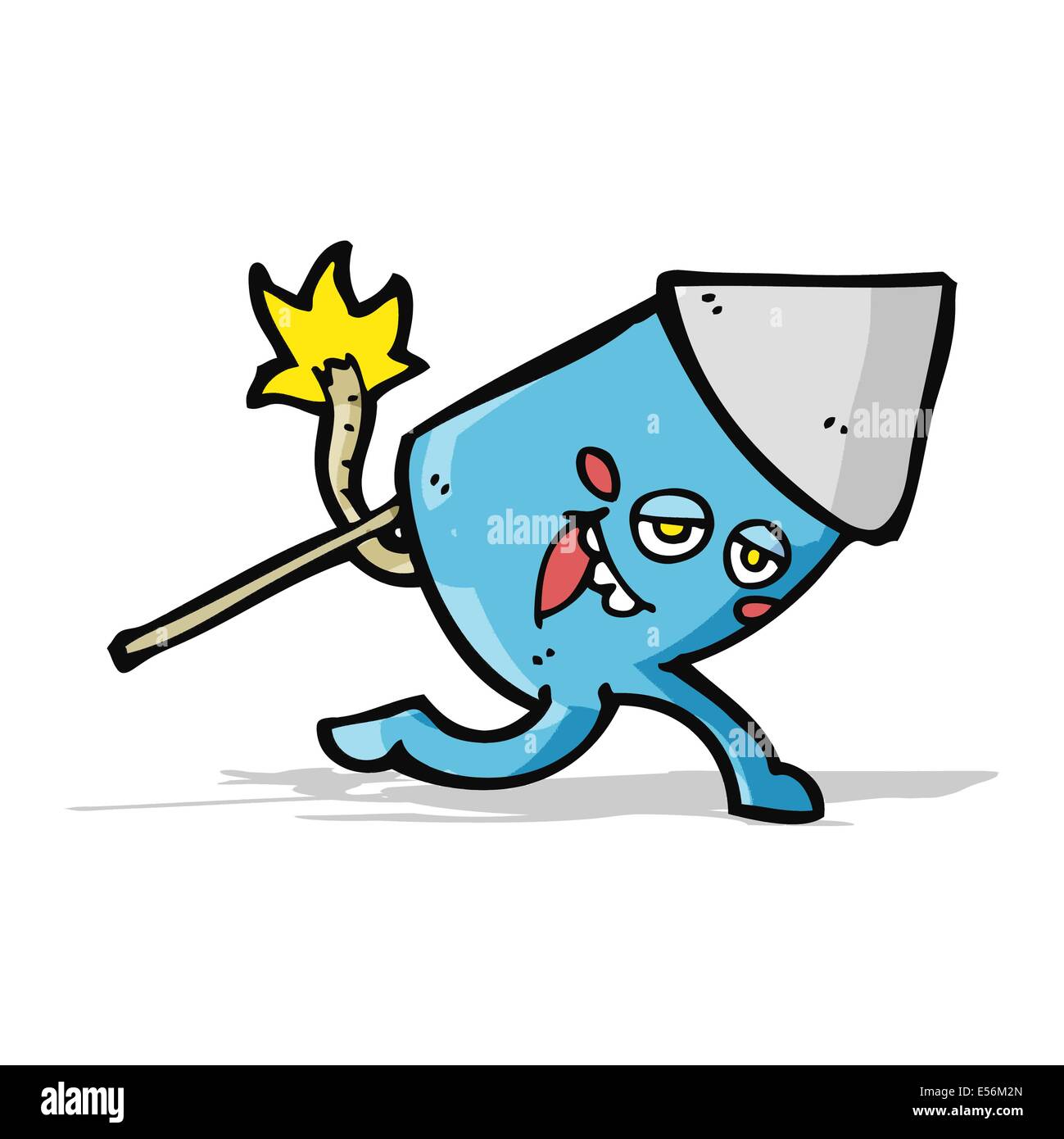 cartoon funny firework character Stock Vector Image & Art - Alamy