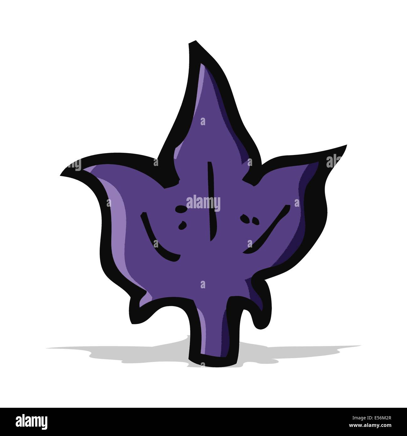 cartoon leaf symbol Stock Vector Image & Art - Alamy