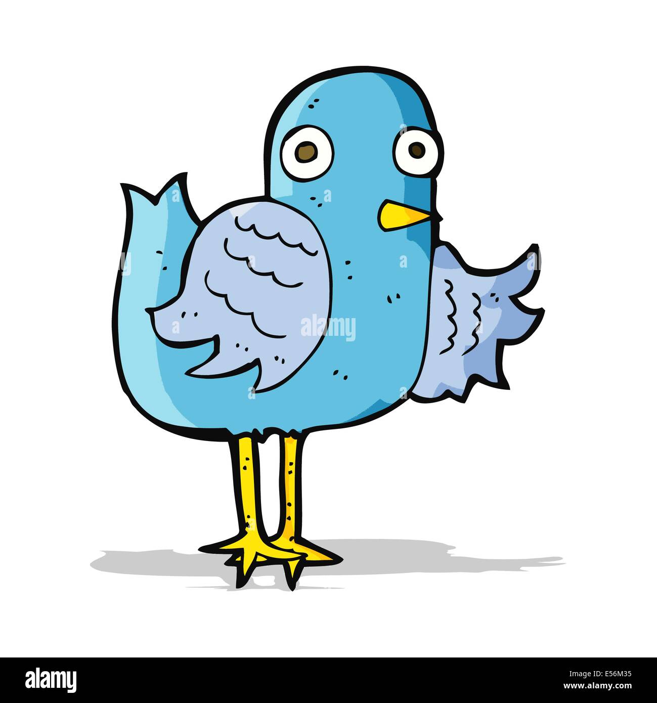 Cartoon bird waving wing hi-res stock photography and images - Alamy