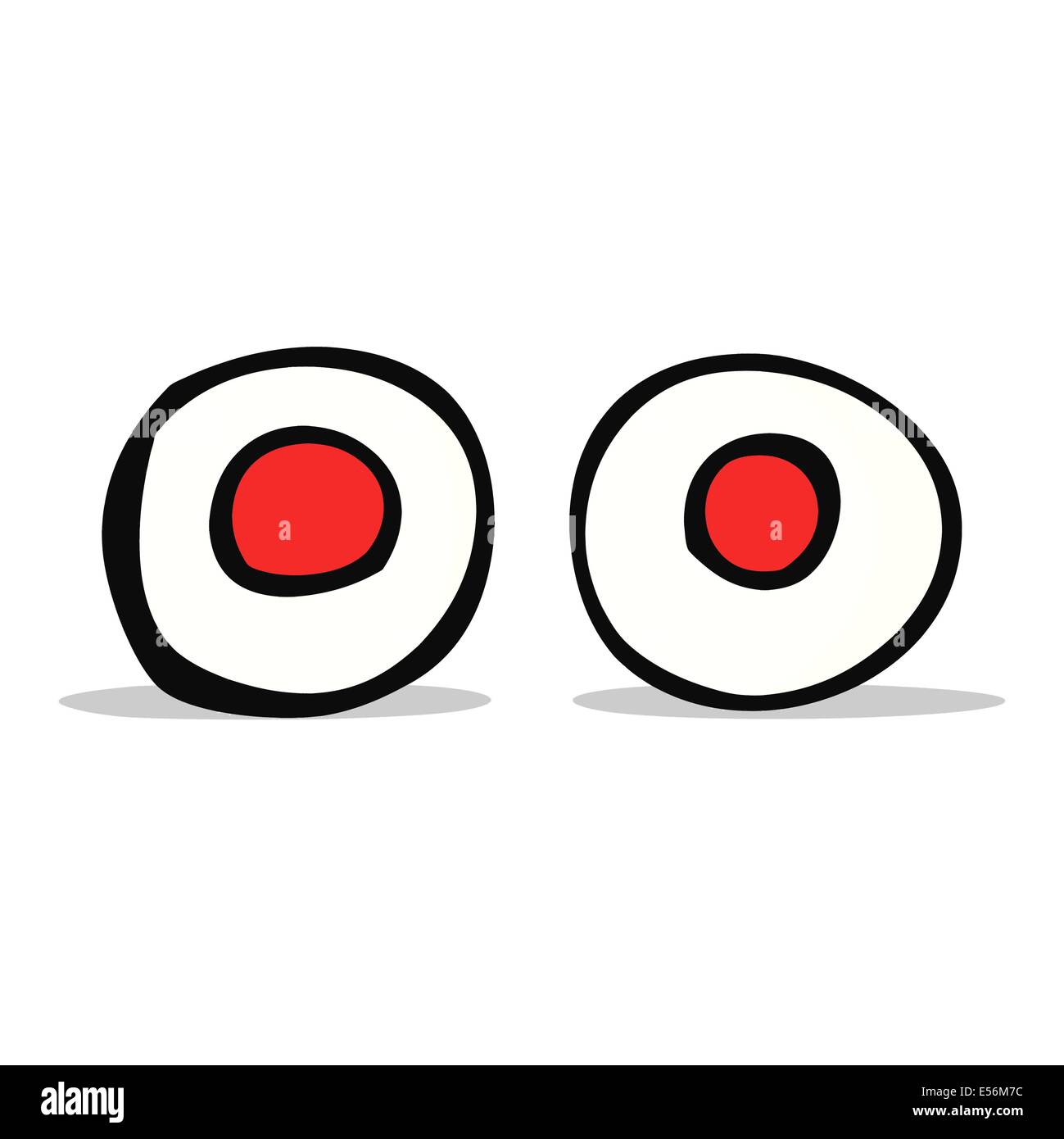 cartoon red eyes Stock Vector Image & Art - Alamy