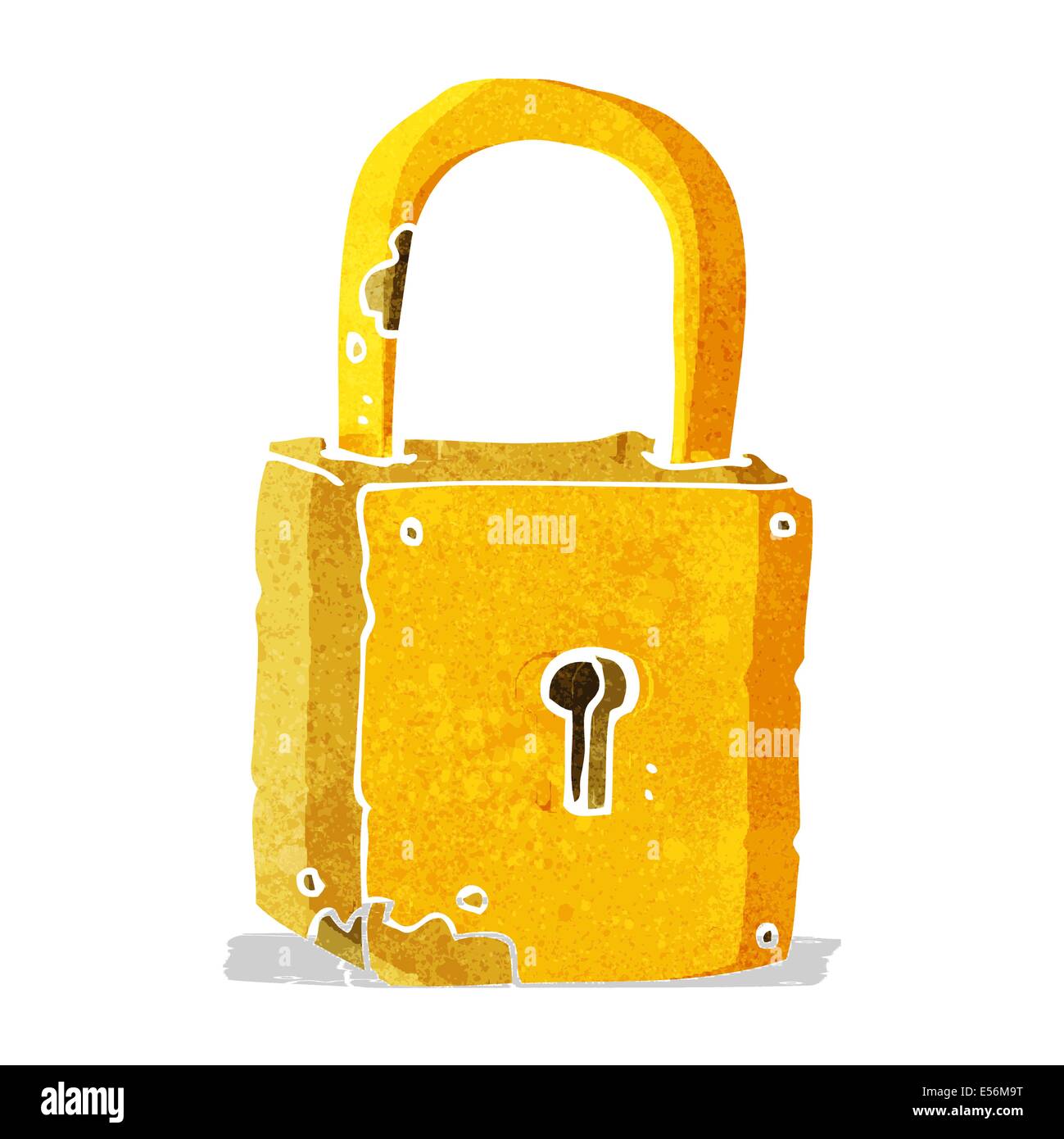 cartoon rusty lock Stock Vector Image & Art - Alamy