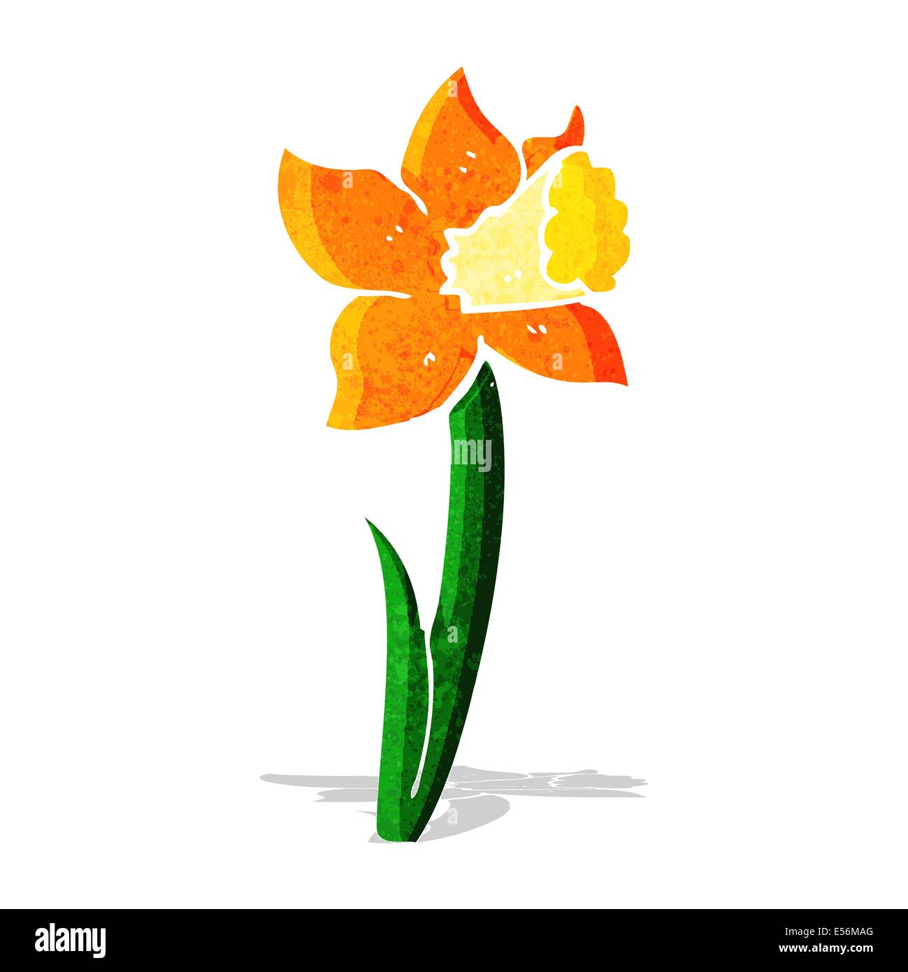 Cartoon daffodil Stock Vector Images - Alamy
