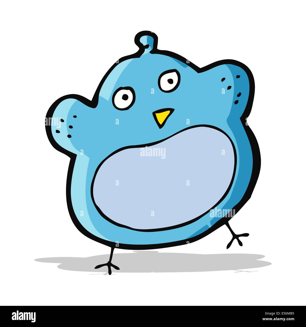Cartoon fat bird Cut Out Stock Images & Pictures - Alamy