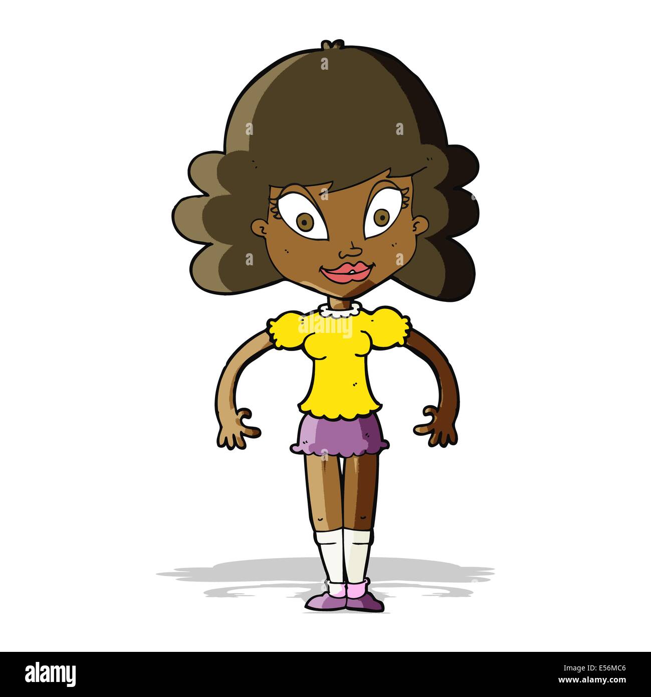 cartoon pretty woman Stock Vector Image & Art - Alamy