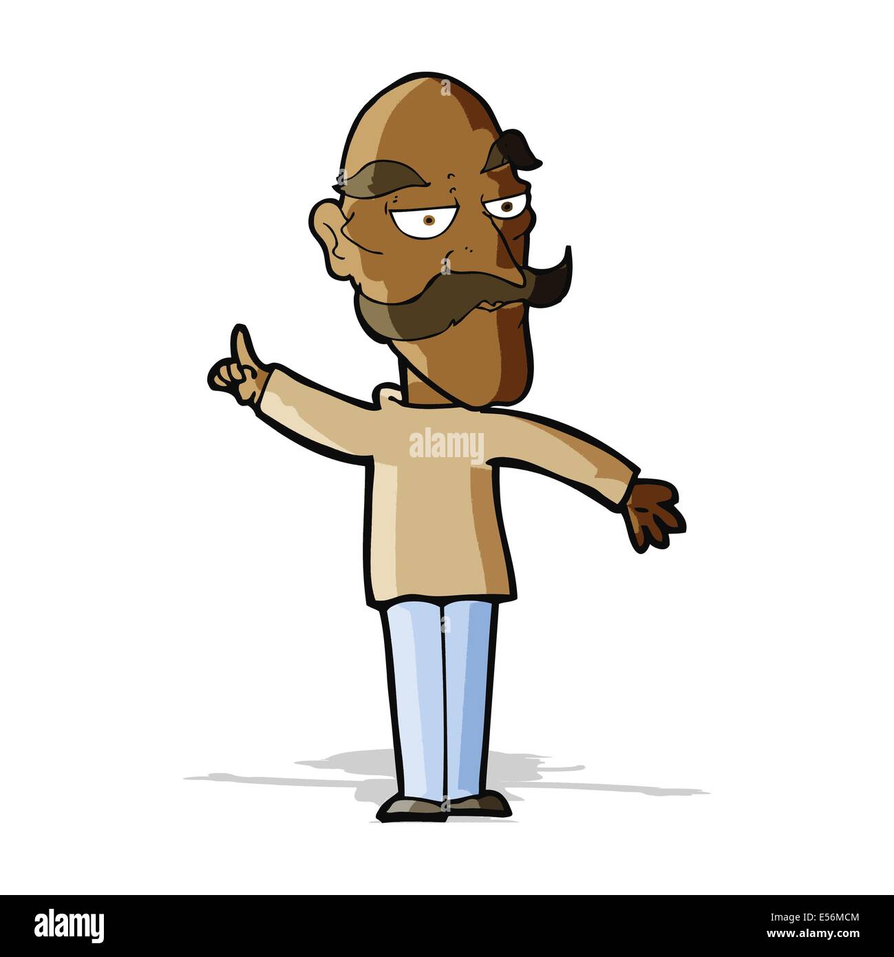 cartoon old man telling story Stock Vector Image & Art - Alamy