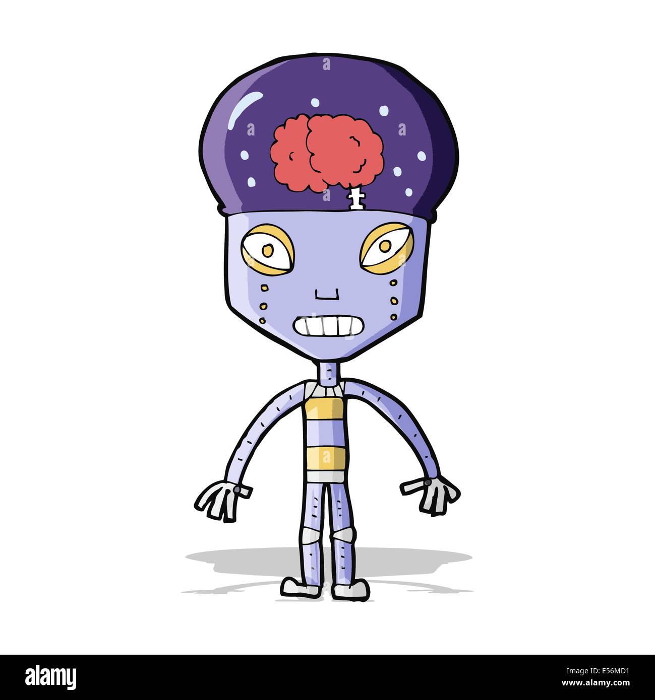 cartoon weird robot Stock Vector Image & Art - Alamy