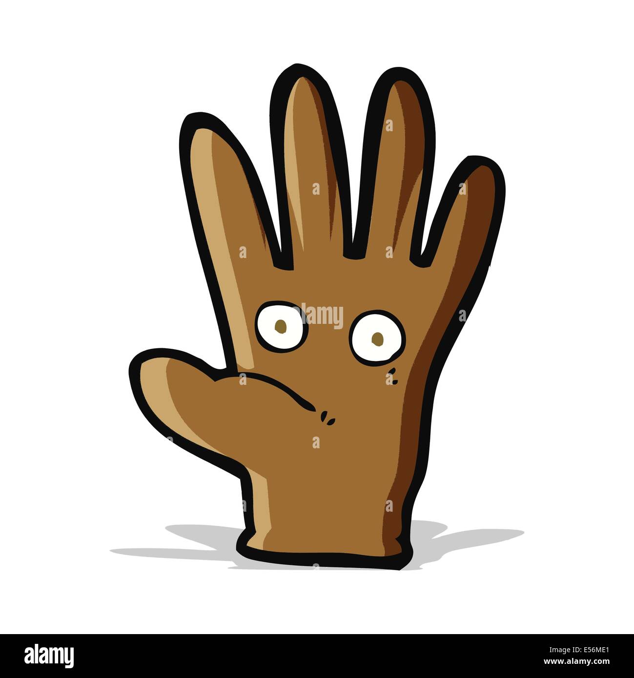cartoon hand with eyes Stock Vector Image & Art - Alamy