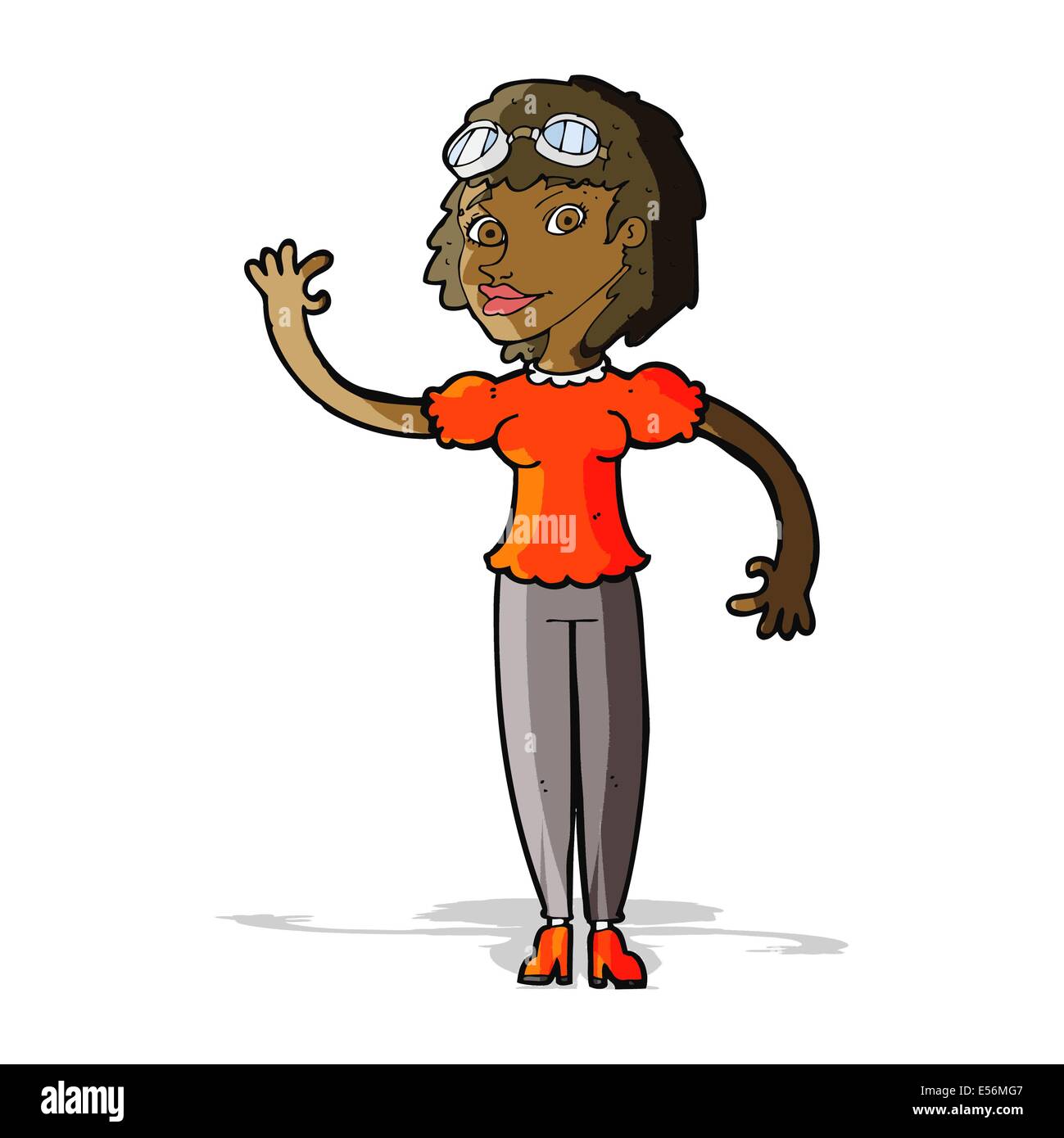 Woman quirky vintage Cut Out Stock Images & Pictures - Alamy