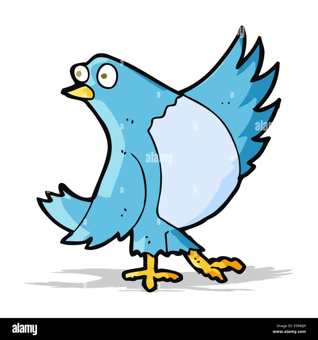 cartoon dancing bluebird Stock Vector Image & Art - Alamy