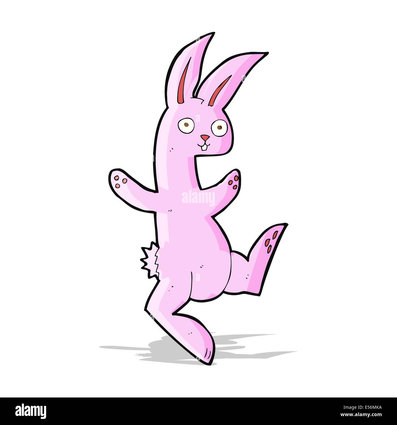 Dancing rabbit cartoon Cut Out Stock Images & Pictures - Alamy