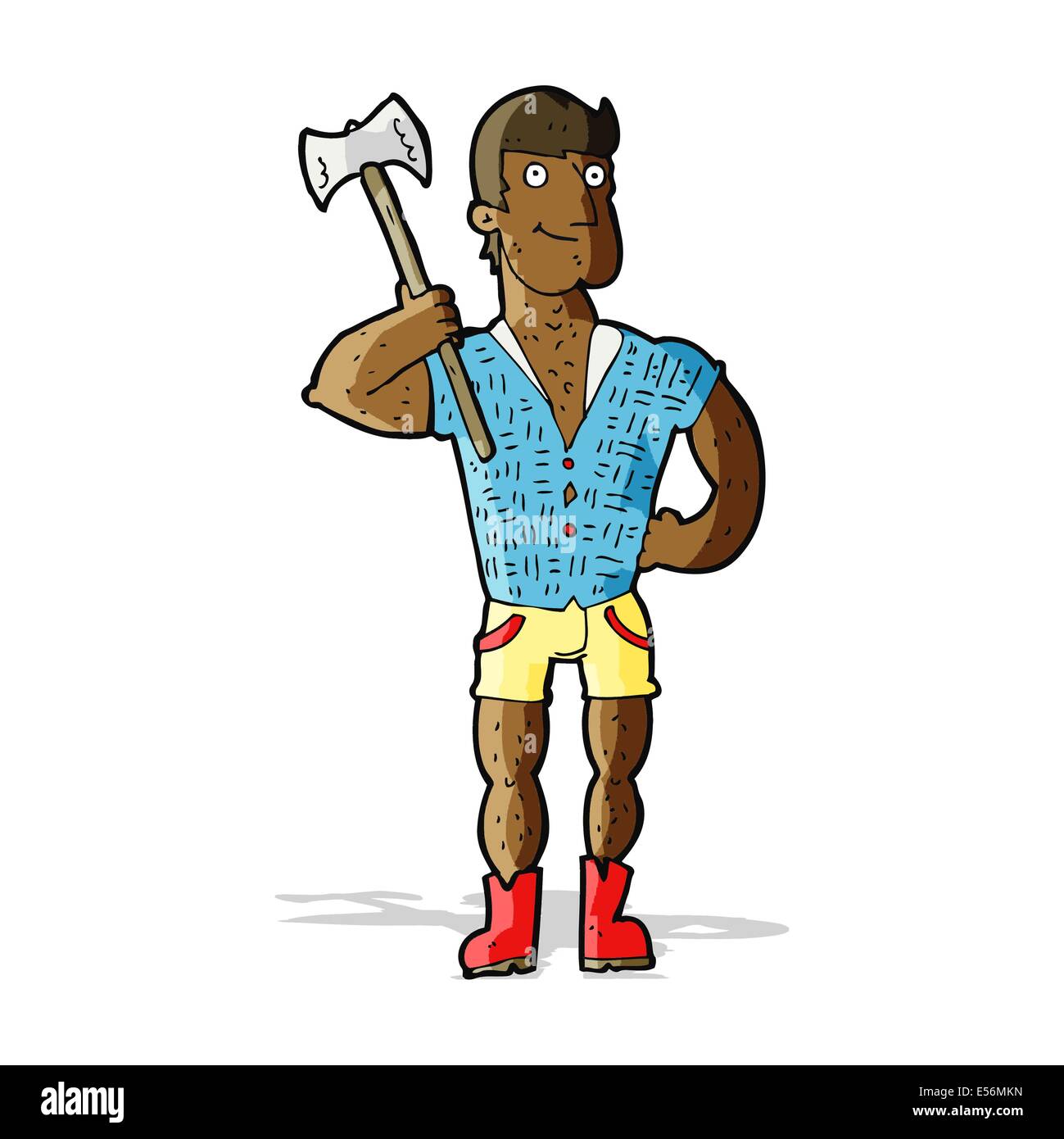 Cartoon lumberjack Cut Out Stock Images & Pictures - Alamy