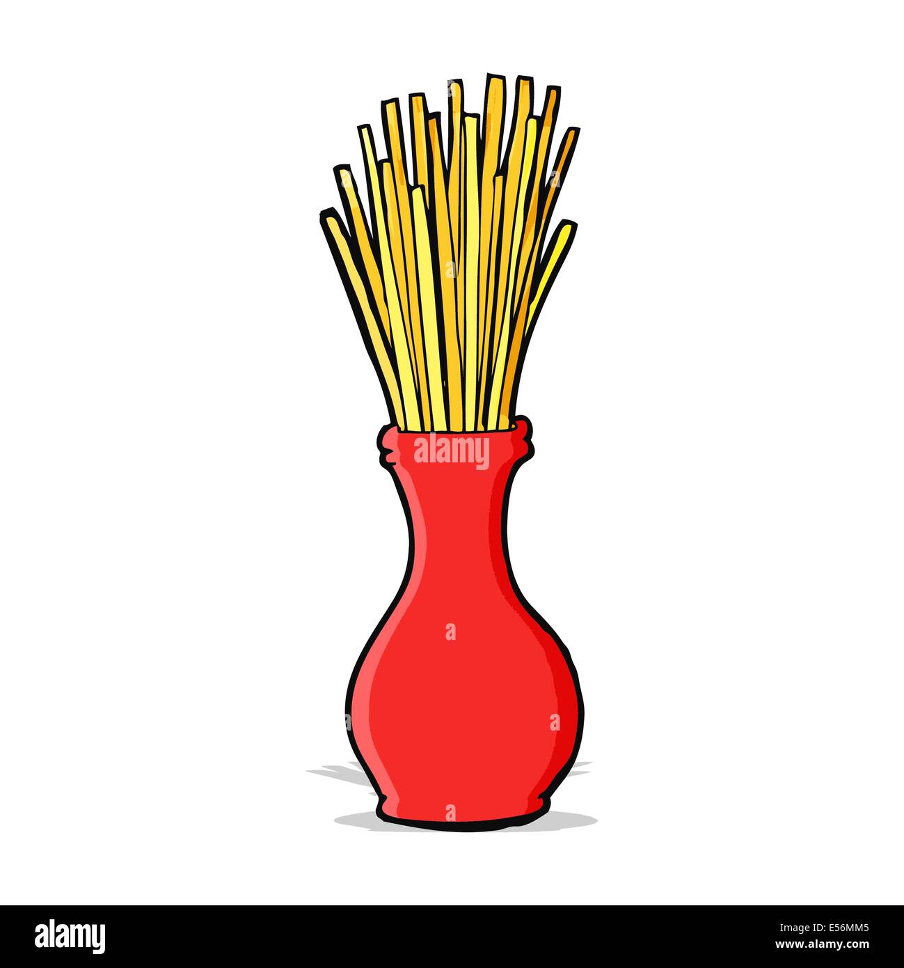 cartoon reeds in vase Stock Vector Image & Art - Alamy