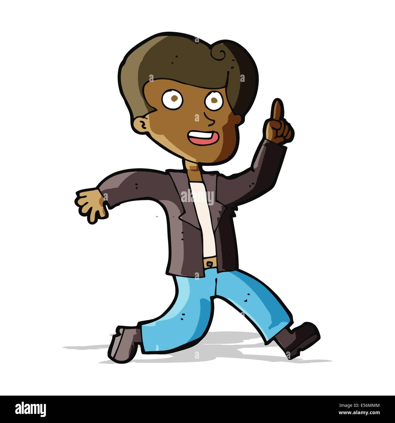 cartoon man with great idea Stock Vector Image & Art - Alamy