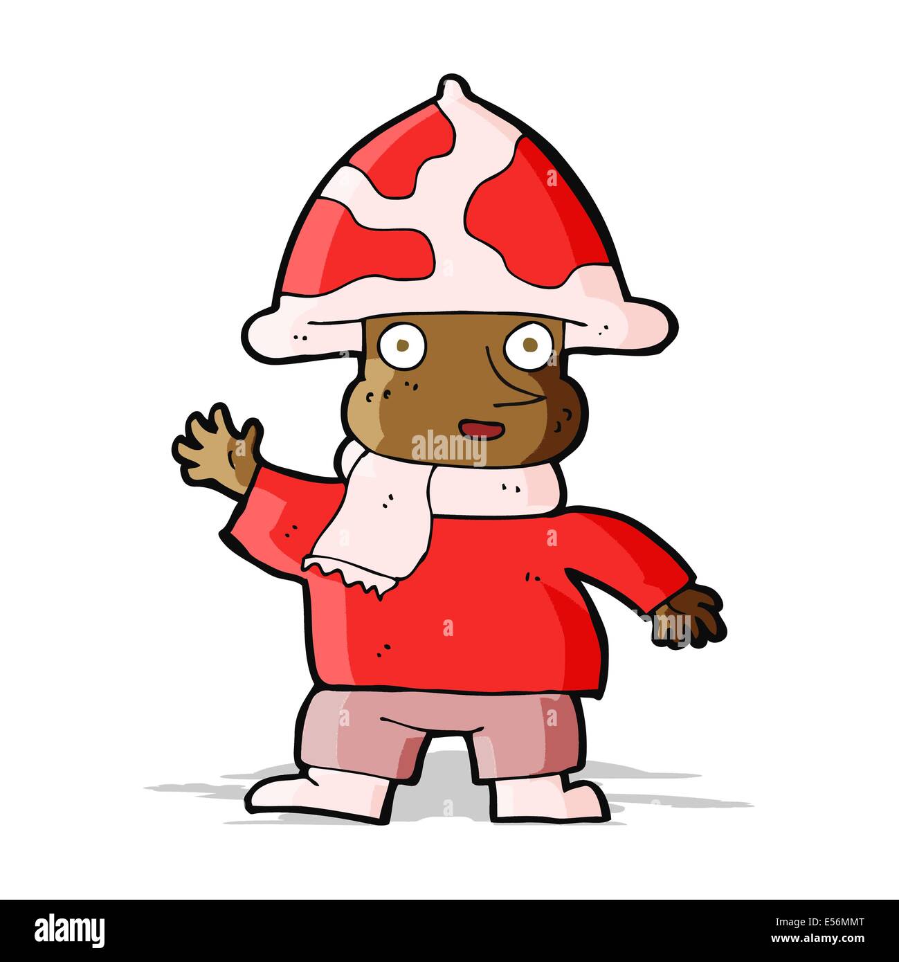 Cartoon mushroom man hi-res stock photography and images - Alamy