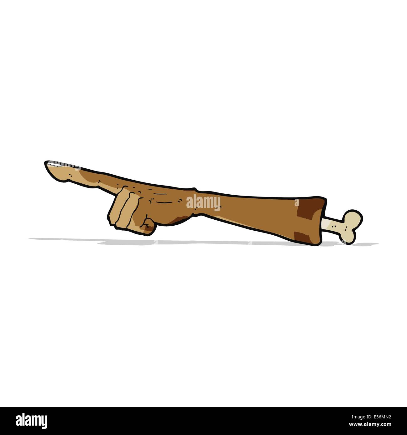 cartoon pointing arm Stock Vector Image & Art - Alamy