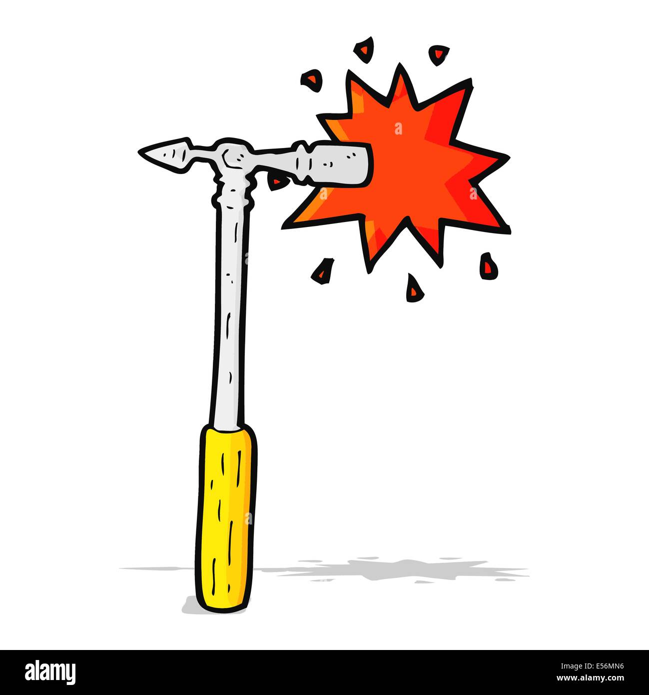Pin hammer Stock Vector Images - Alamy