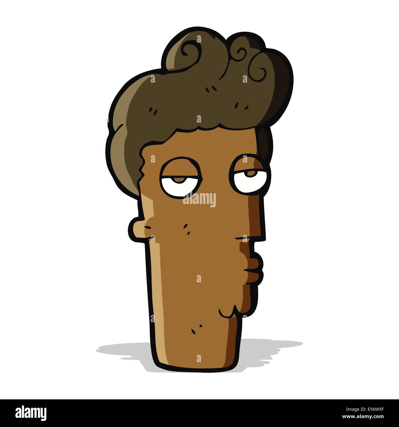 cartoon bored man's face Stock Vector Image & Art - Alamy