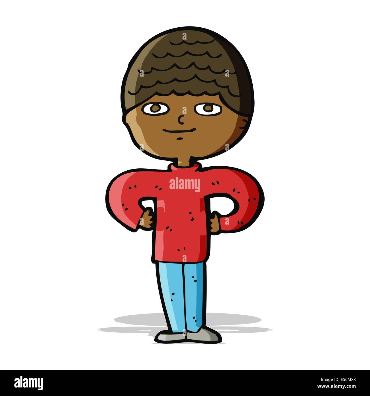 cartoon proud man Stock Vector Image & Art - Alamy