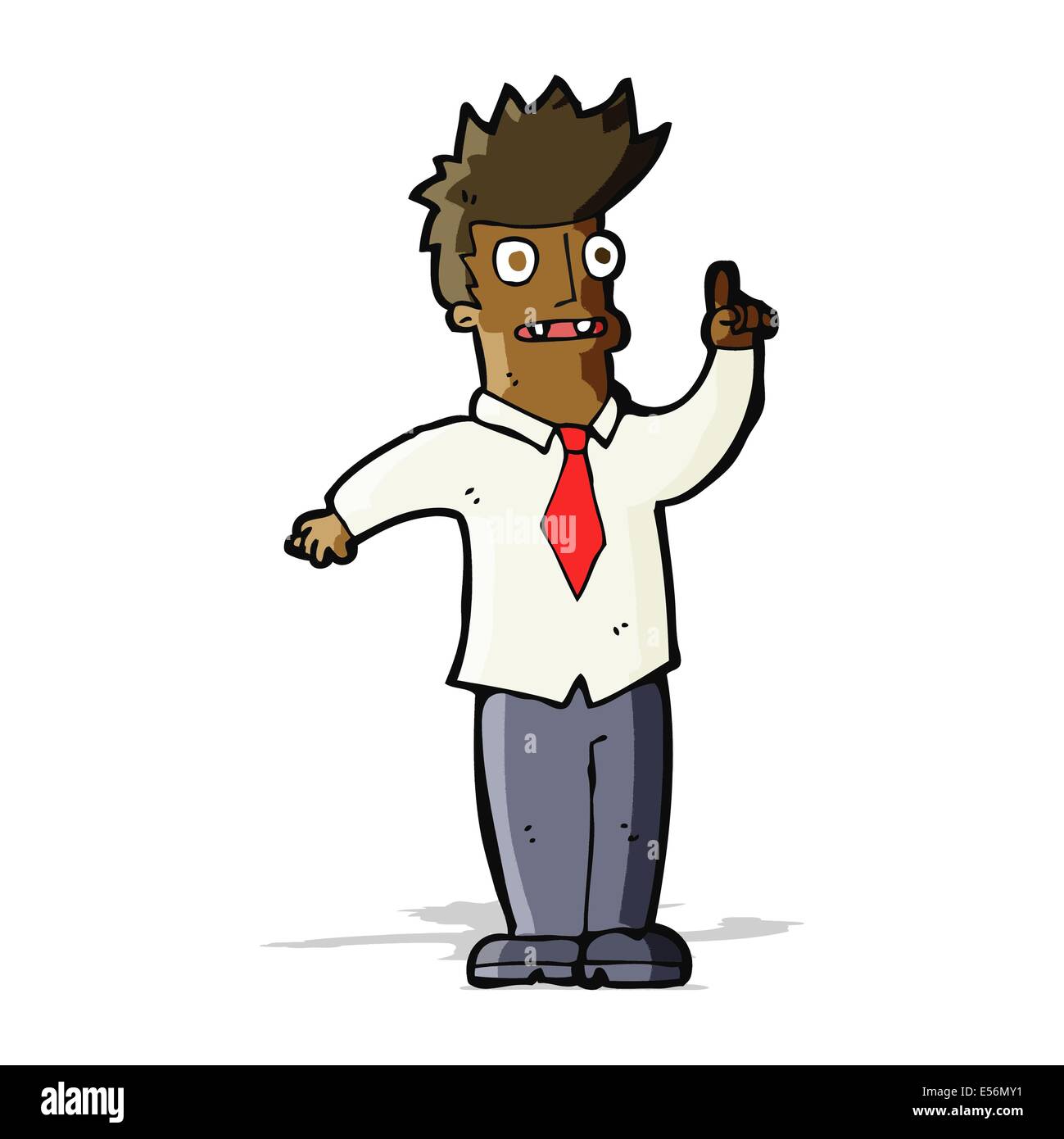 cartoon man with idea Stock Vector Image & Art - Alamy