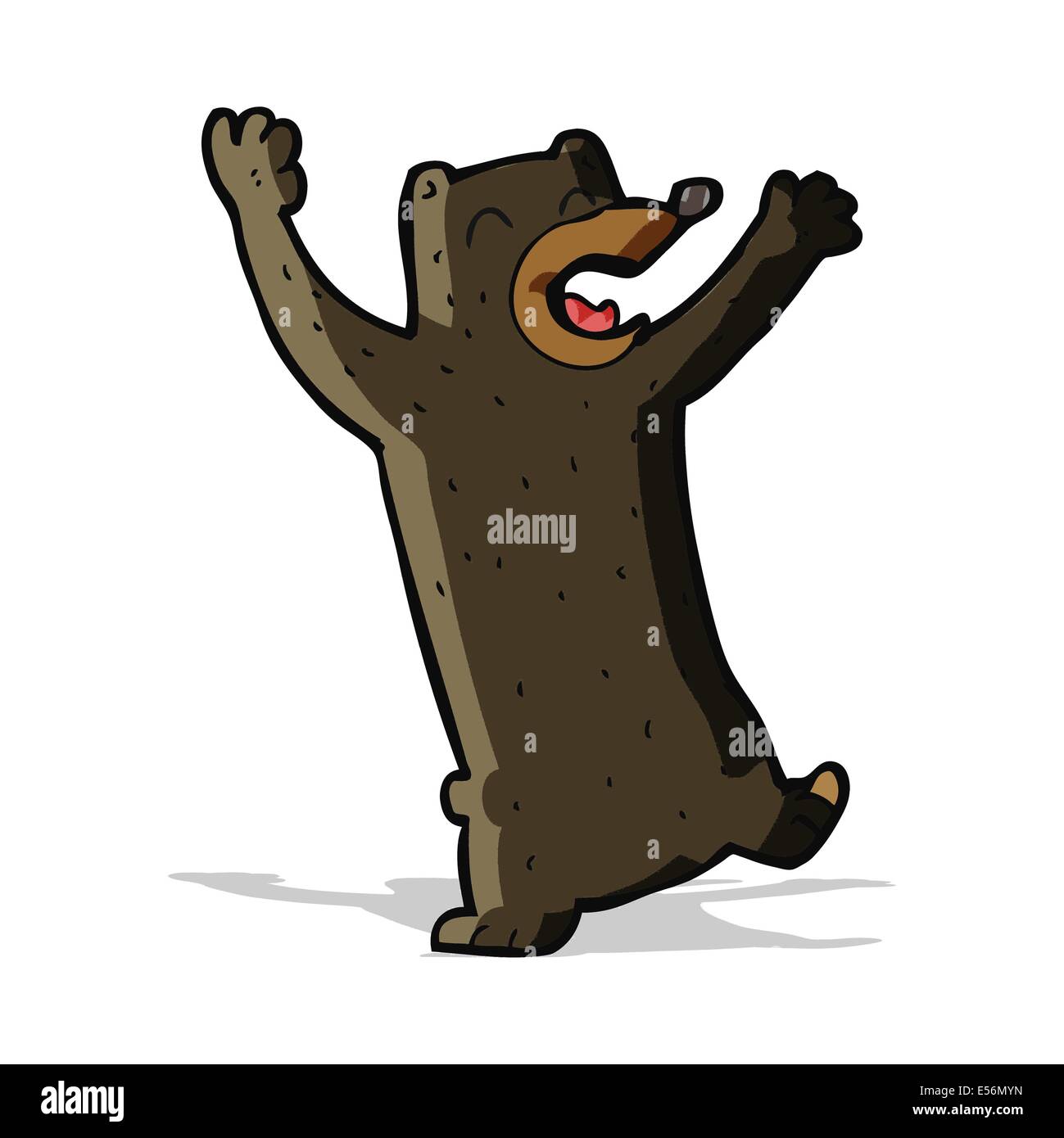 cartoon black bear Stock Vector Image & Art - Alamy