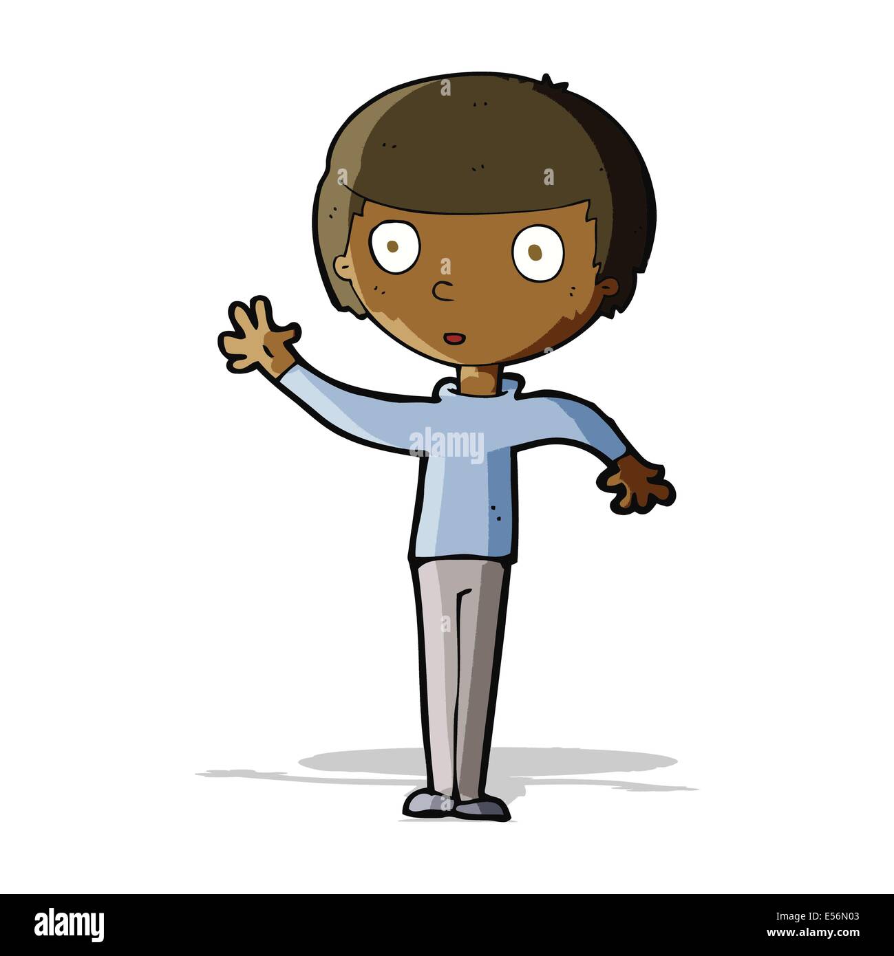 Cartoon boy staring Stock Vector Images - Alamy