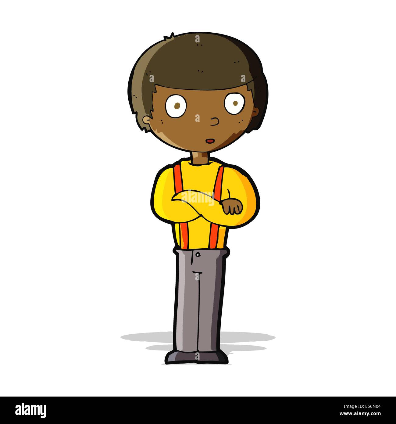 cartoon staring boy Stock Vector Image & Art - Alamy