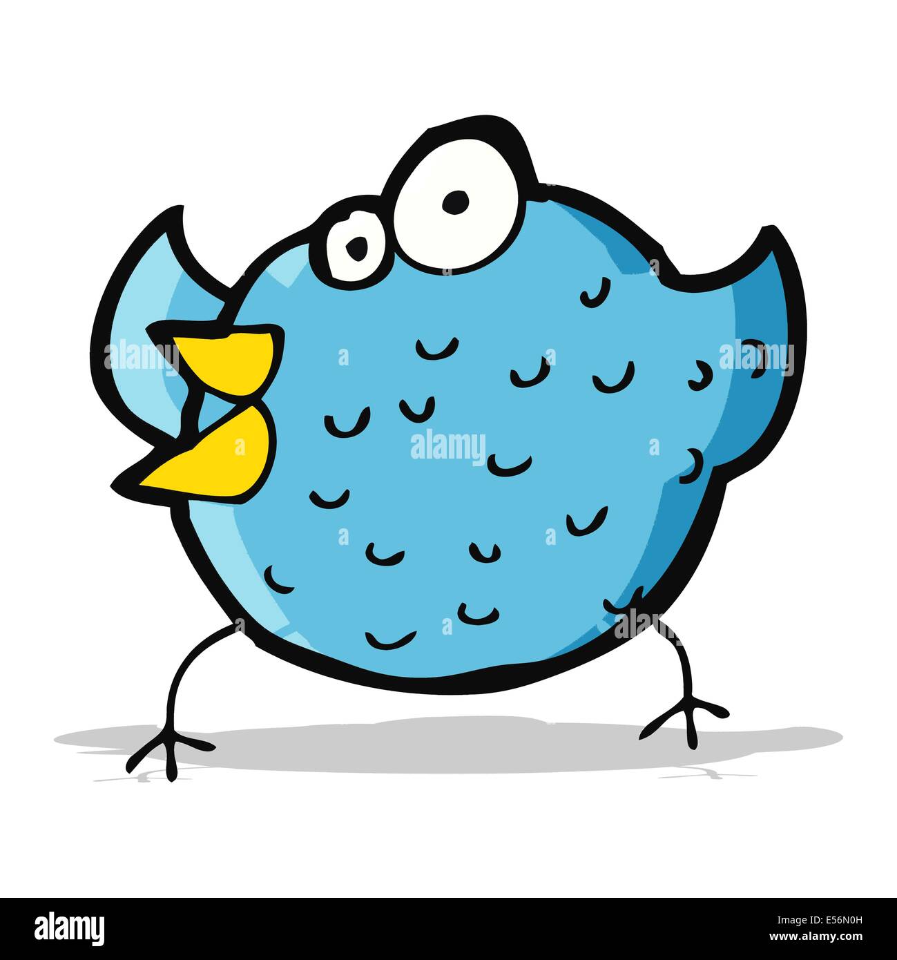 cartoon happy bird Stock Vector Image & Art - Alamy