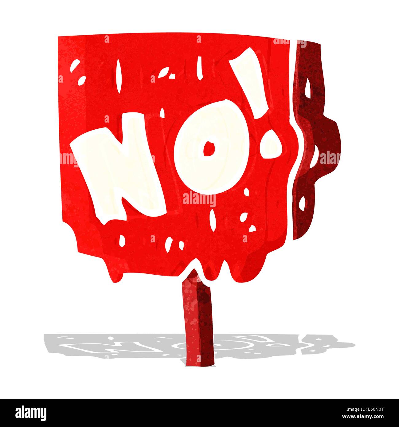 cartoon no sign Stock Vector Image & Art - Alamy