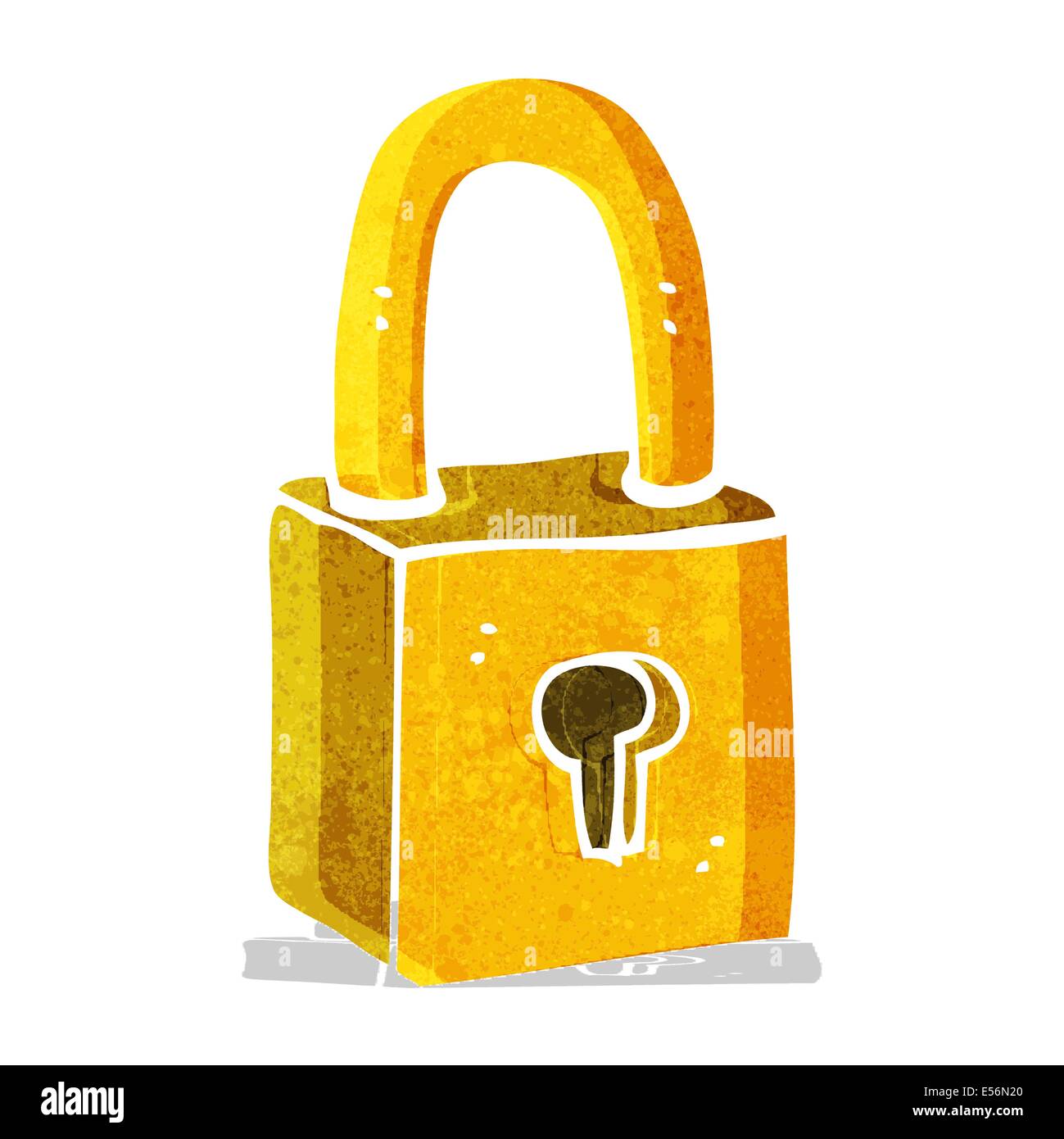 Cartoon padlock Stock Vector Images - Alamy
