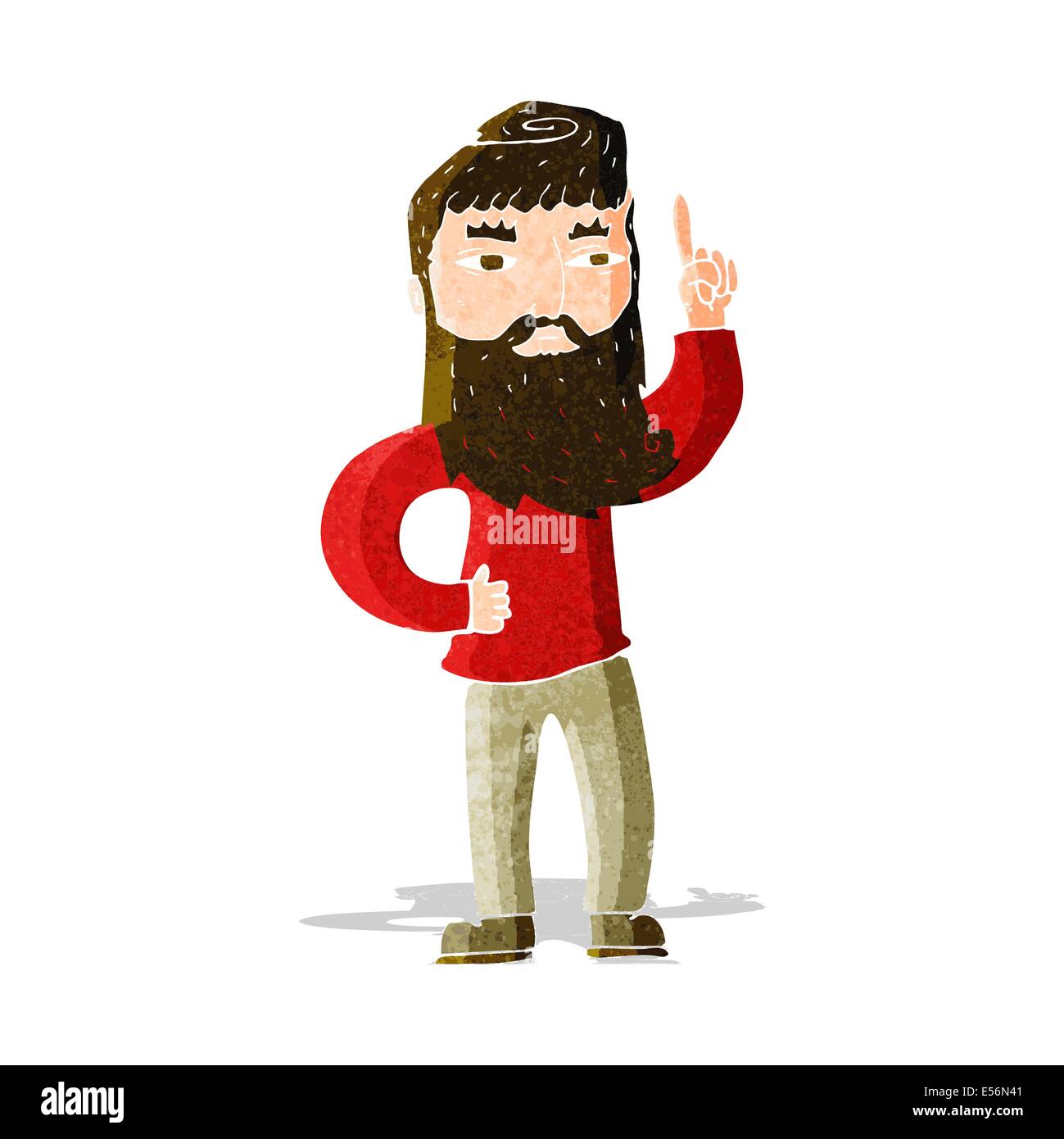 cartoon man with idea Stock Vector Image & Art - Alamy