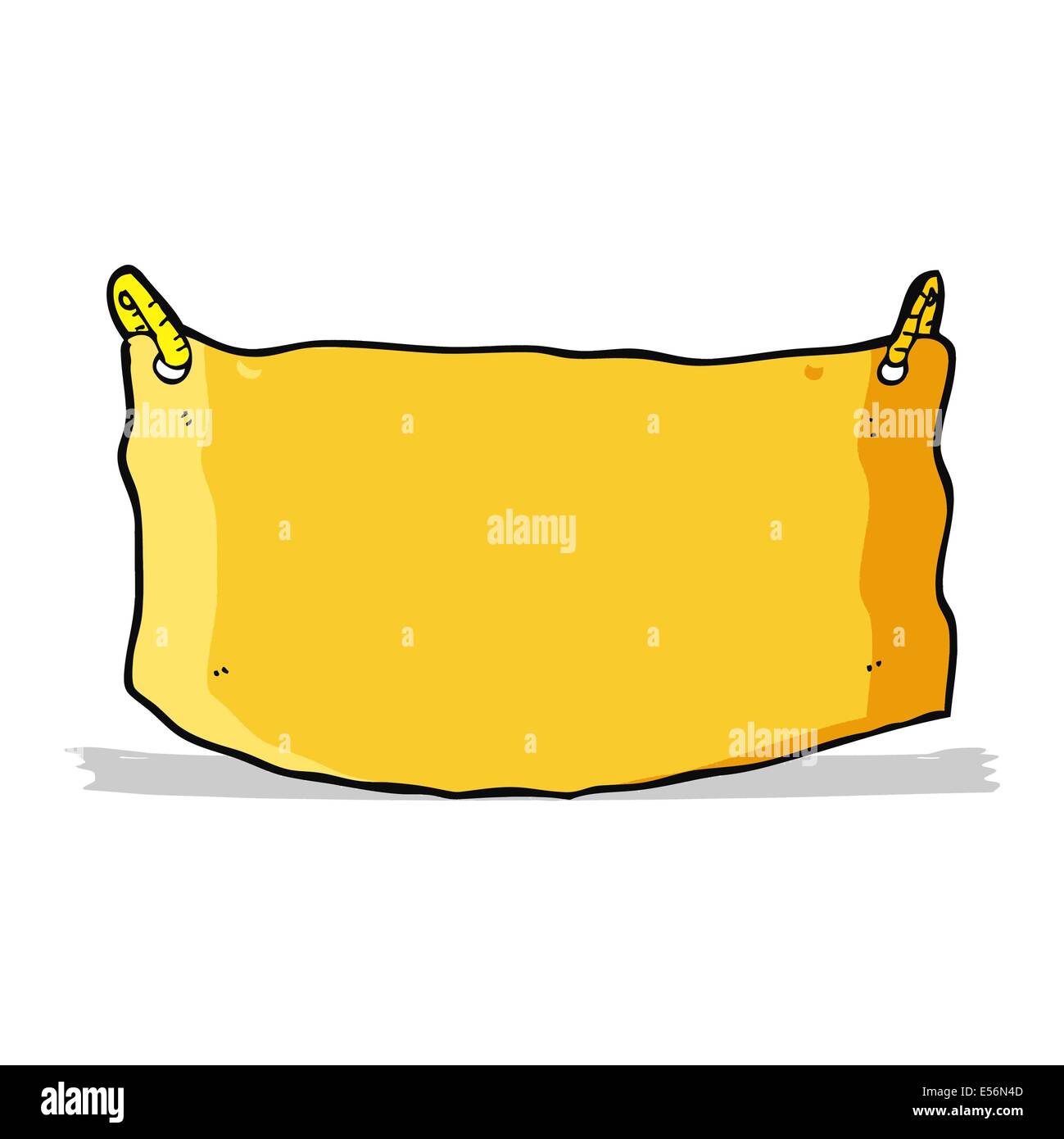 cartoon cloth banner Stock Vector Image & Art - Alamy